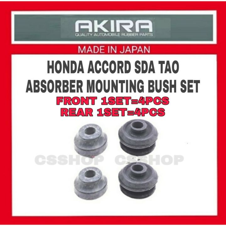AKIRA HONDA ACCORD SDA TAO FRONT REAR ABSORBER MOUNTING BUSH SET ...