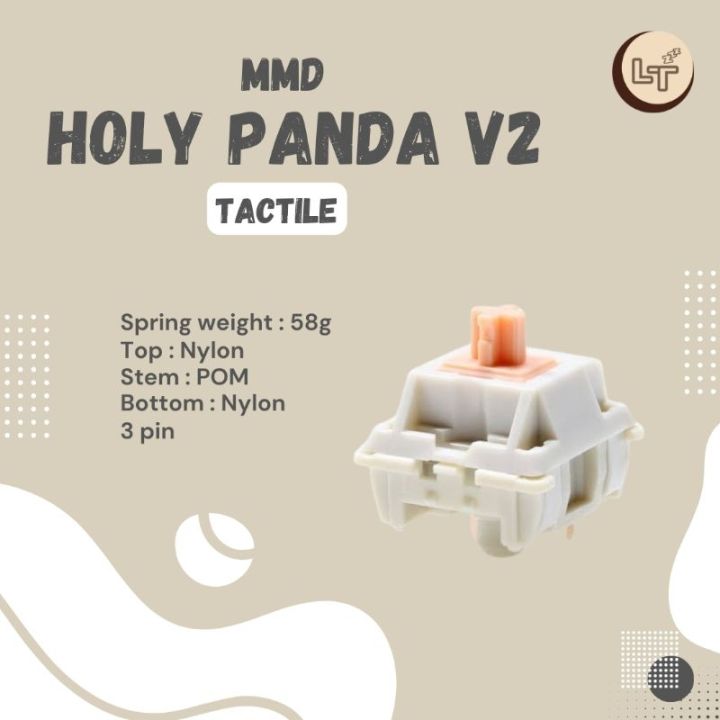 MMD Holy Panda V2 switch 10 pcs (stock / lubed / lubed and filmed ...