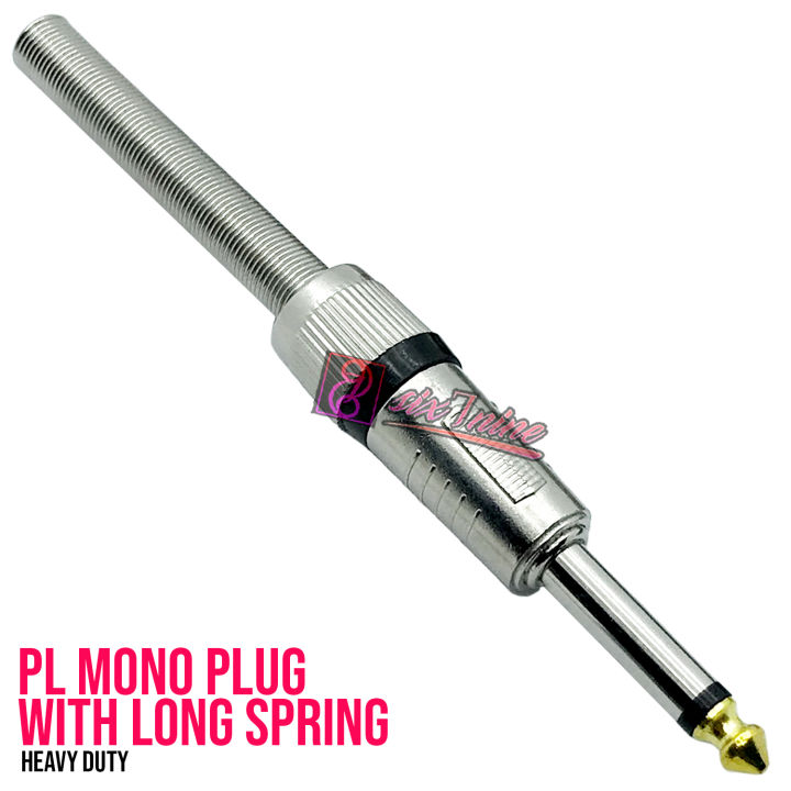 PL55 Mono Plug With Long Spring Heavy Duty | Lazada PH