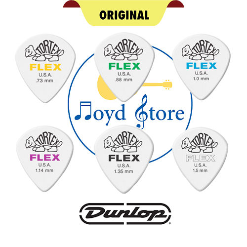 Original Dunlop Tortex Flex Jazz III XL Guitar Picks | Lazada PH