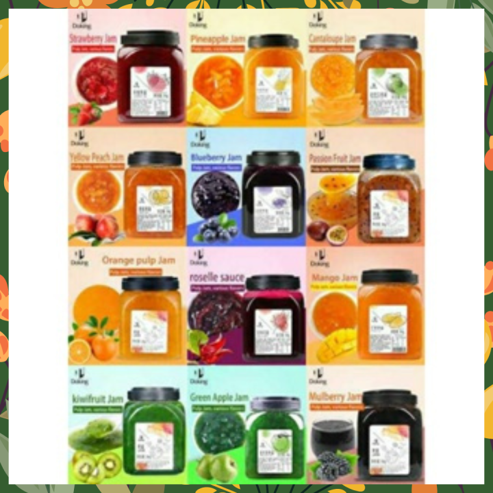 Doking Jam 3kg Blueberry Mango Strawberry Passion Fruit Kiwi Milktea ...