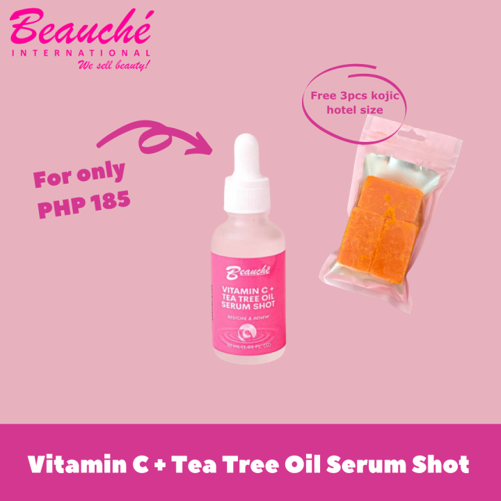 Beauche Vitamin C + Tea Tree Oil Serum Shot | Lazada PH