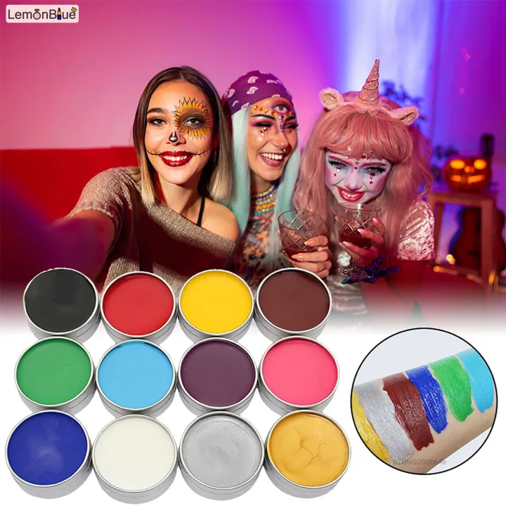 Face Paint Oil Based Professional Body Paint Ready Stock 油基面漆 Cat muka ...