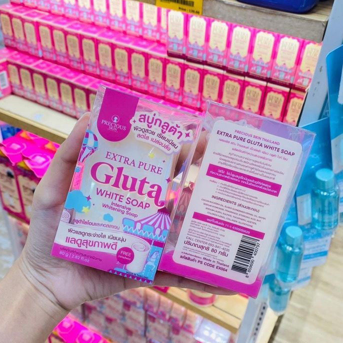 PRECIOUS SKIN Extra Pure Gluta Whitening Soap AUTHENTIC From Thailand ...