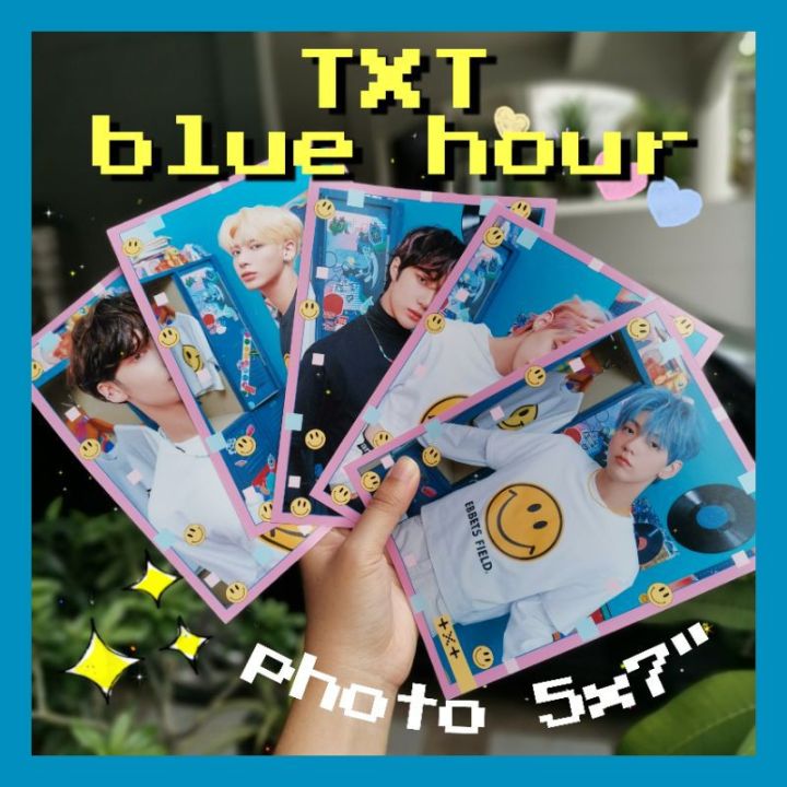 TXT - blue hour รูป 5x7 นิ้ว kpop | Lazada.co.th