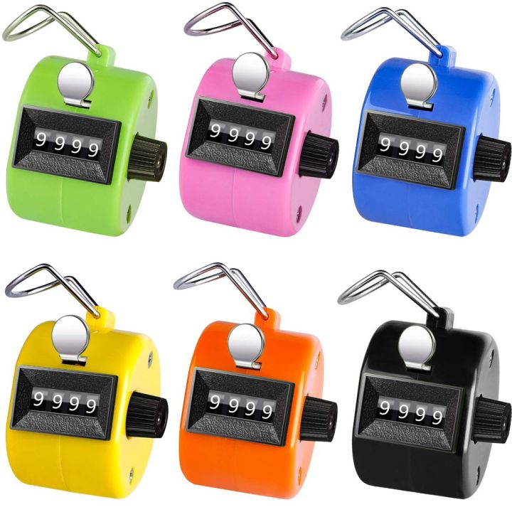 Hand Tally Counter 4 Digit Tally Counter Mechanical Palm Counter ...