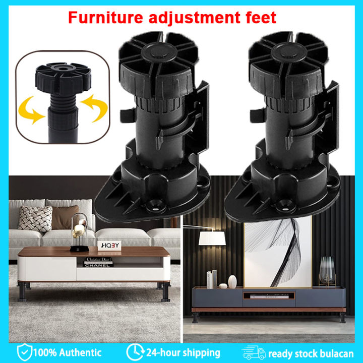 ADJUSTABLE PLINTH FOOT / KITCHEN LEGS 100MM (4PCS WITH 4CLIPS ...