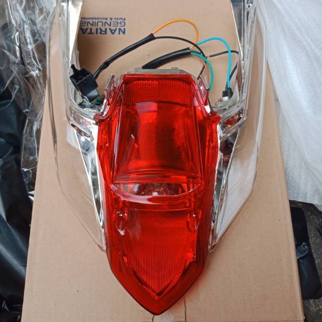 Lampu stop assy honda cs1 stoplamp assy honda cs1 merah putih | Lazada ...