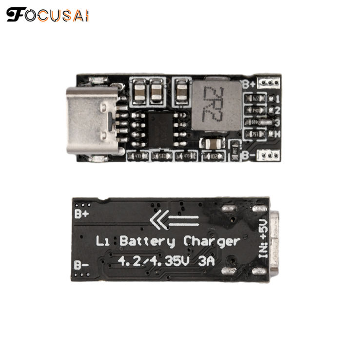 FocusAi 18650 Lithium Battery Charge Module 5V to 4.2V 3A Lithium ...