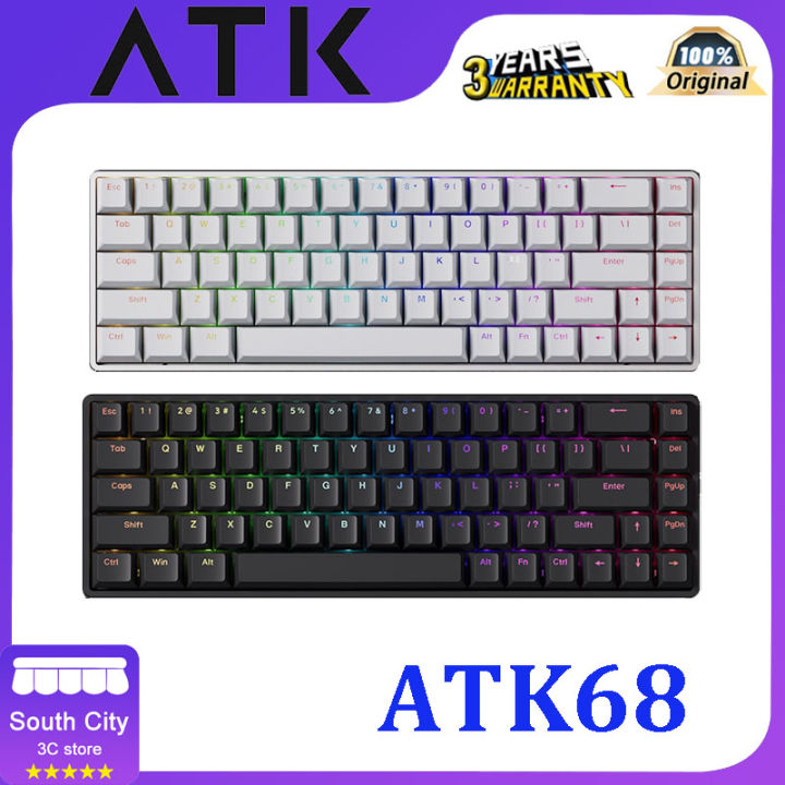 ATK ATK68 Esports Magnetic Switch Keyboard Single Mode PBT Transparent Keycap RT Mode 68 Key ...