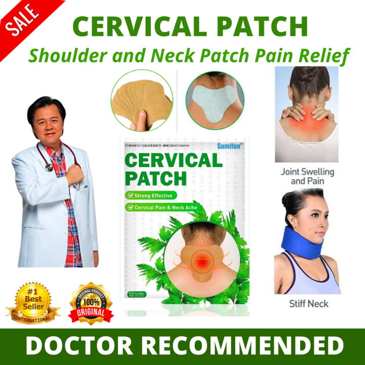Cervical Neck Patch for Spine Pain Relief, Muscle Strain, and Stiffness ...