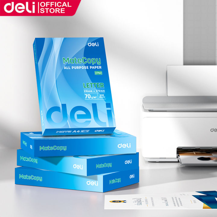 Deli Eco-Friendly Short Bond Paper 70gsm High-Performance Copy Paper ...