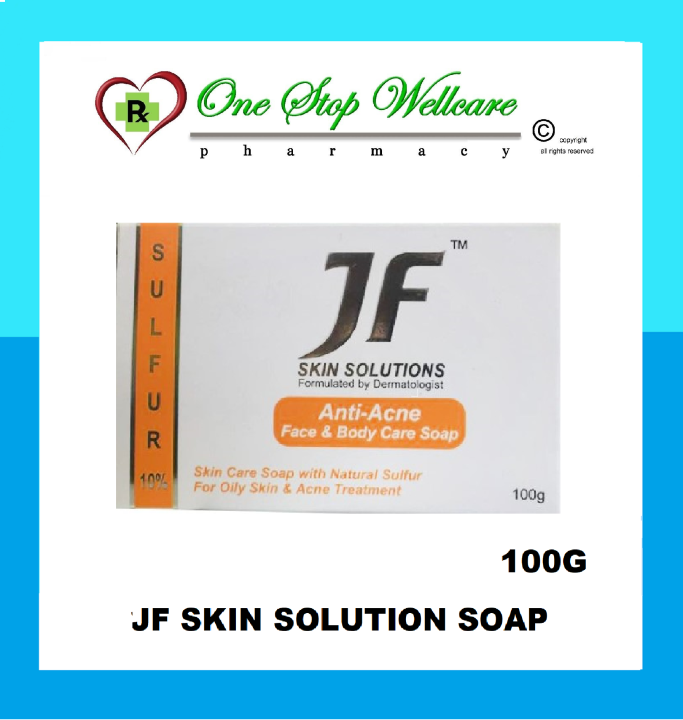 JF SKIN SOLUTION SULPHUR WITH NATURAL SULFUR SOAP 100G (EXP:03/2028 ...