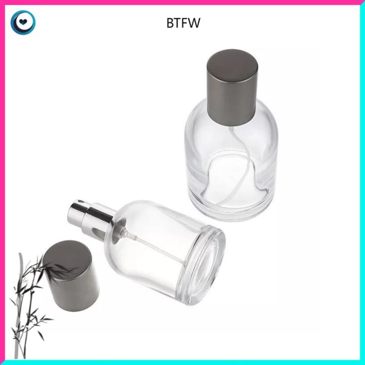 Round Perfume Bottle Crimp Type Glass Perfume Bottle Leak-Proof 30ML ...