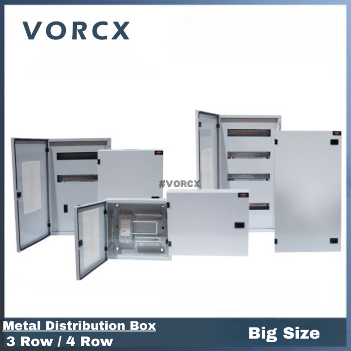 MAX Metal MCB / MCCB Distribution DB Box 3Row / 4Row Big Size | Lazada
