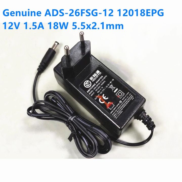 รับประกันสองปี EU Plug ของแท้ HOIOTO ADS-26FSG-12 12018EPG 12V 1.5A 18W ...