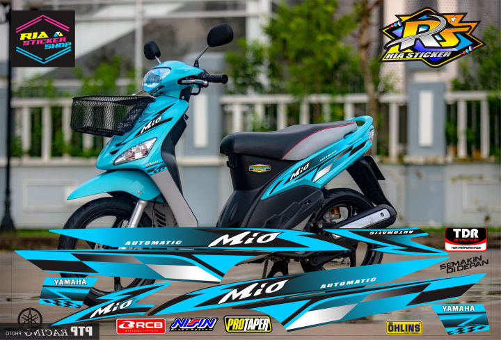 striping variasi mio old toska varian warna terbaru lis simple sticker ...