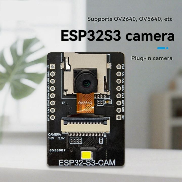 ESP32-S3-CAM Camera Module ESP32 CAM WiFi Bluetooth Development Board with 2MP OV2640 Module ...