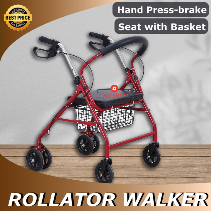 Rollator Walker wheelchair market lightweight handlebar wheel legs four ...