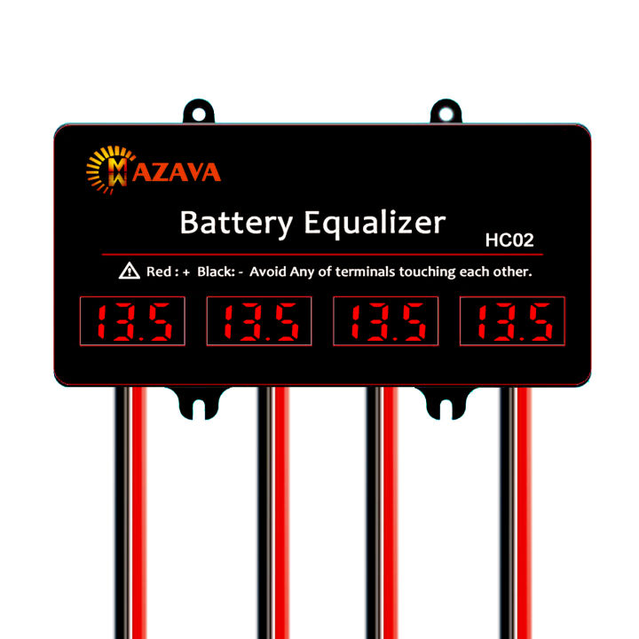 Mazava HC02 LED Display Battery Equalizer for 4 x 12V Batteries ...