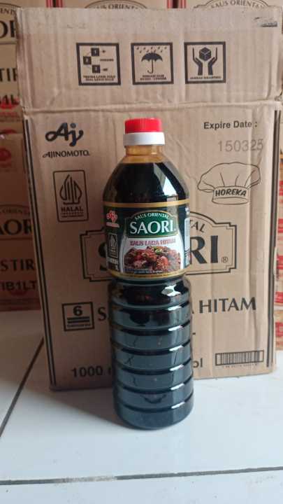 Saori Saus Lada Hitam Botol 1 liter | Lazada Indonesia