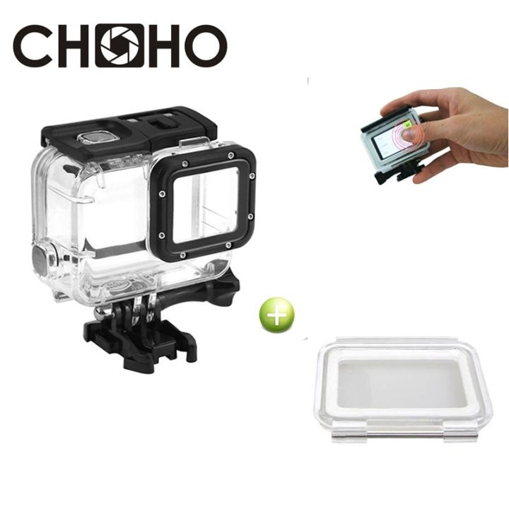 Hero7 Waterproof Case Diving Housing 45m Underwater Touch Back Door ...