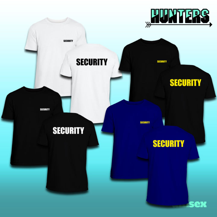 Security guard & Lady Guard Uniform Black White and Navy Blue Unisex ...