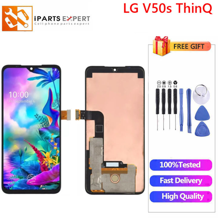IPARTSEXPERT Original LCD AMOLED For LG V50s V50 V500 ThinQ LCD V50s ...
