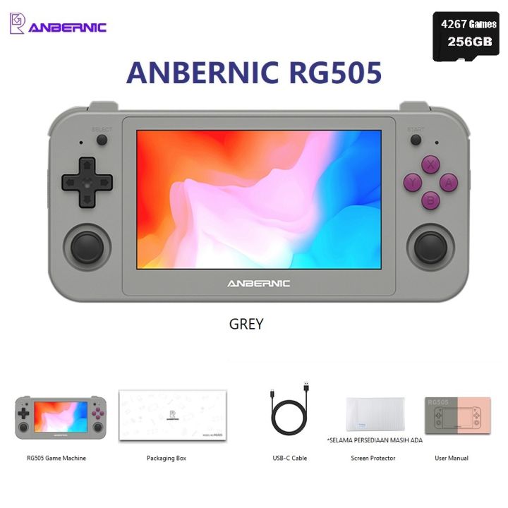 ANBERNIC RG505 256GB - Dual Mode Emulator Retro Game Handheld Console ...