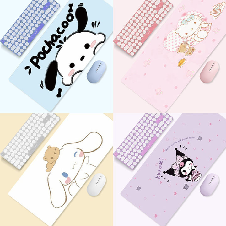 Sanrio Large Size Office Desk Mat Hello Kitty Melody Kuromi Cinnamoroll ...