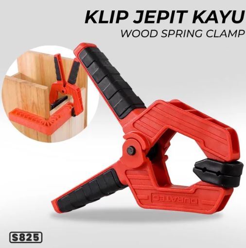 DURATEC Catok Kayu Quick Spring Clamp Alat Penjepit Kayu Multiplek ...
