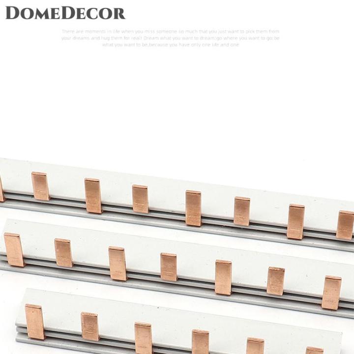 DomeDecor 1 2P Pin Type Busbar Copper Bar Terminal Block For MCB DZ47 ...