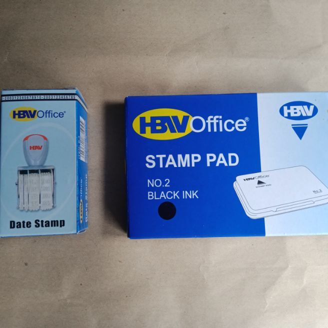 1 Set HBW Dater Stamp w/ Stamp Pad & Ink | Lazada PH