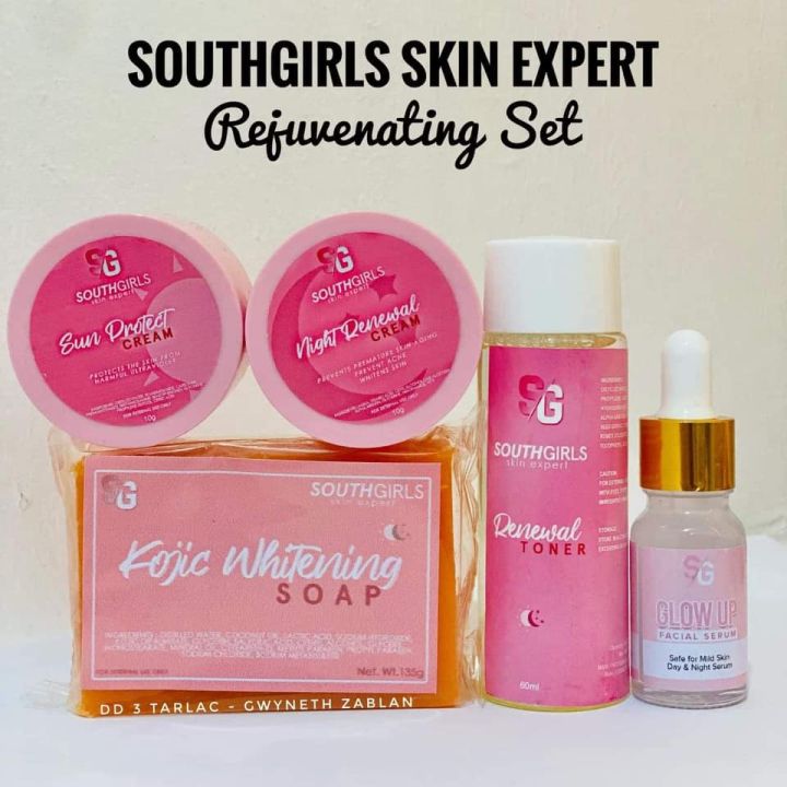 South Girls Skin Expert Rejuvenating set 5 in 1 with SERUM [ORIGINAL ...