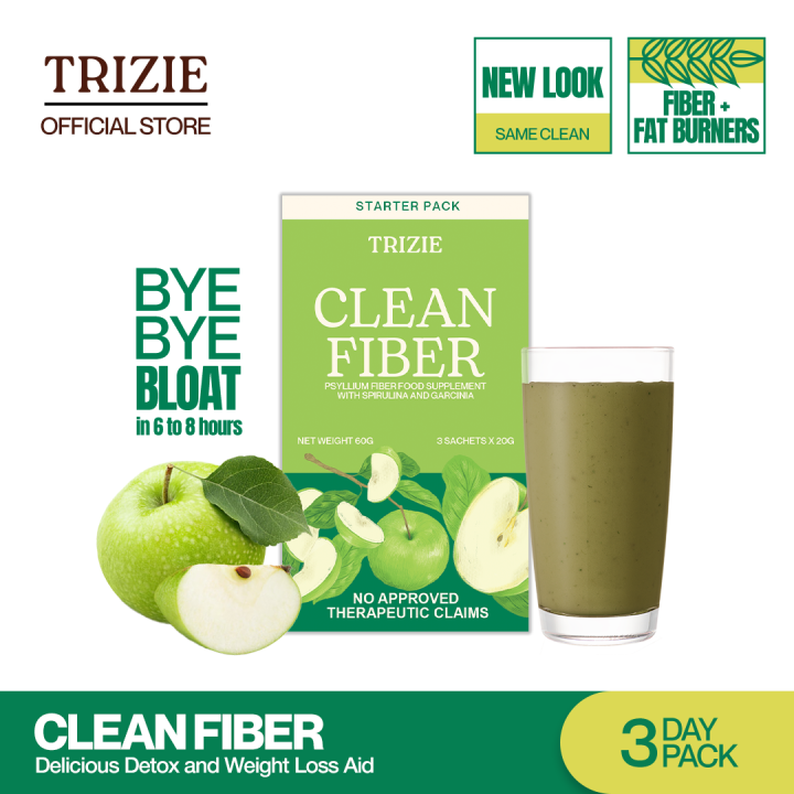 TRIZIE Clean Fiber 3 Day [Detox Fiber Drink for Weight Loss with ...