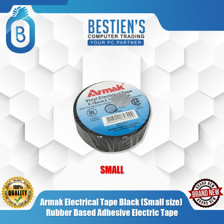 Armak Electrical Tape Black (Small size) Rubber Based Adhesive Electric ... Armak Electrical Tape Black (Small size) Rubber Based Adhesive Electric ...