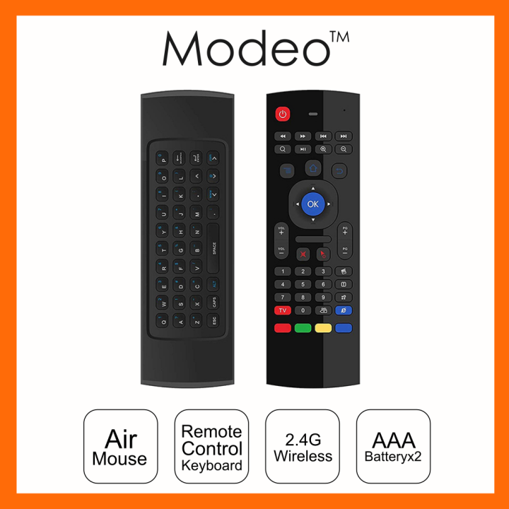 Modeo Air Keyboard Mouse Remote 2.4G Wireless For Android TV Box (With ...