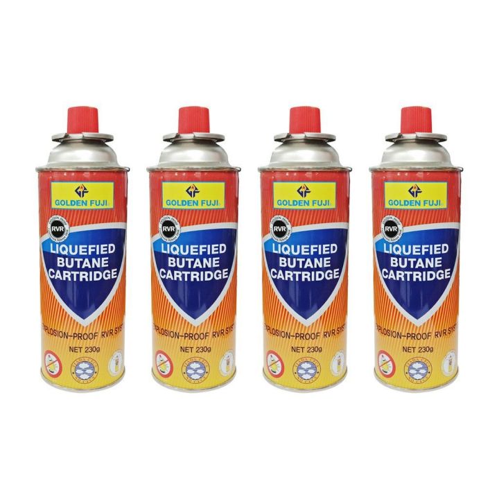 Golden Fuji RVR Butane Gas Cartridge (Made in Korea) RVR ANTIEXPLOSION ...