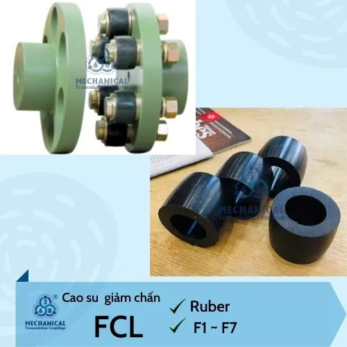 Chỉ bán cao su - Cao su cho khớp nối FCL, khớp nối bulong, khớp nối ...