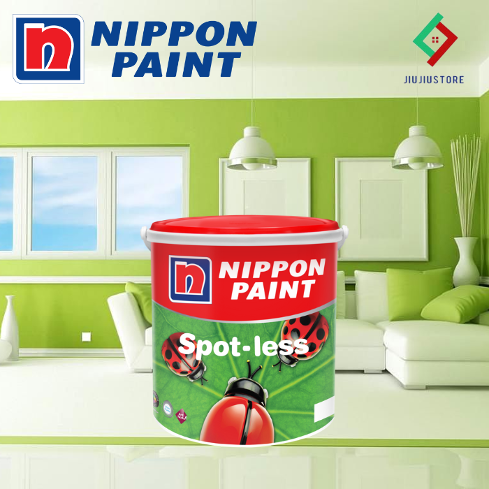 NIPPON PAINT SPOTLESS 4KG SPOT LESS 2,5 LITER CAT TEMBOK SOT-LESS 4KG ...