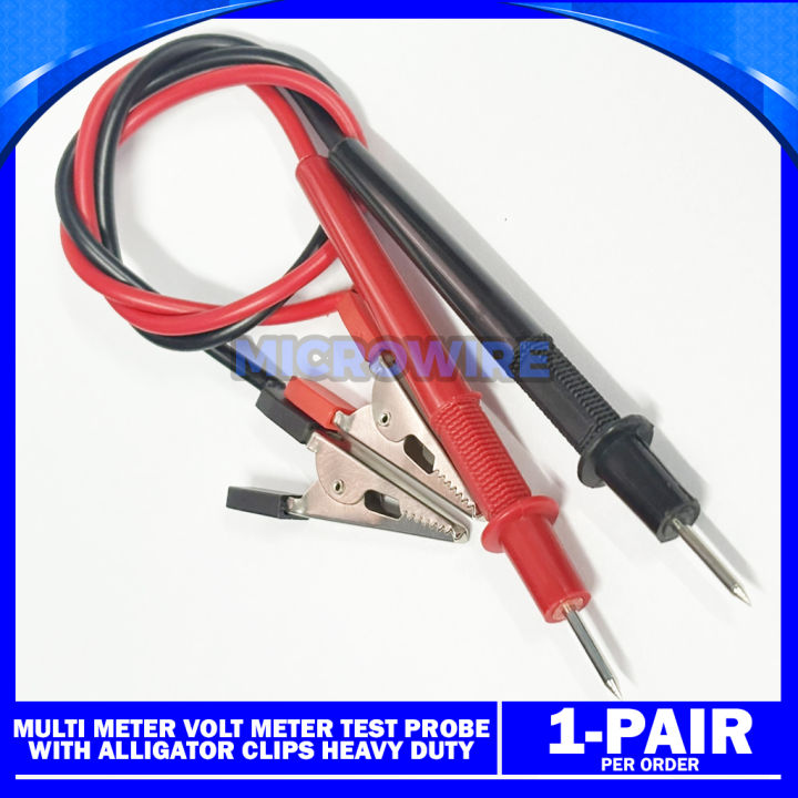 MW Multimeter Volt Meter Test Probe with Alligator Clips – Reliable ...