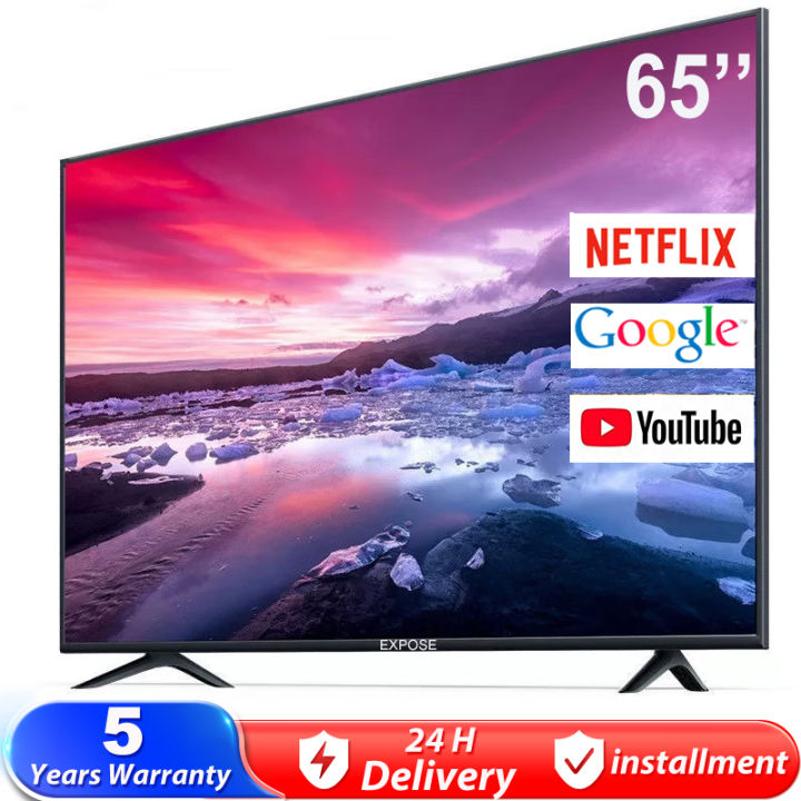 Smart TV 65 Inch 4K UHD Android TV HDR Television LED 1080P Dolby Sound ...