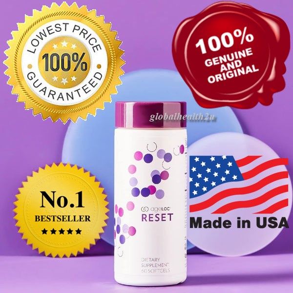 ORIGINAL Nuskin Nu Skin Ageloc Reset / ageloc Meta (60 softgels) READY ...