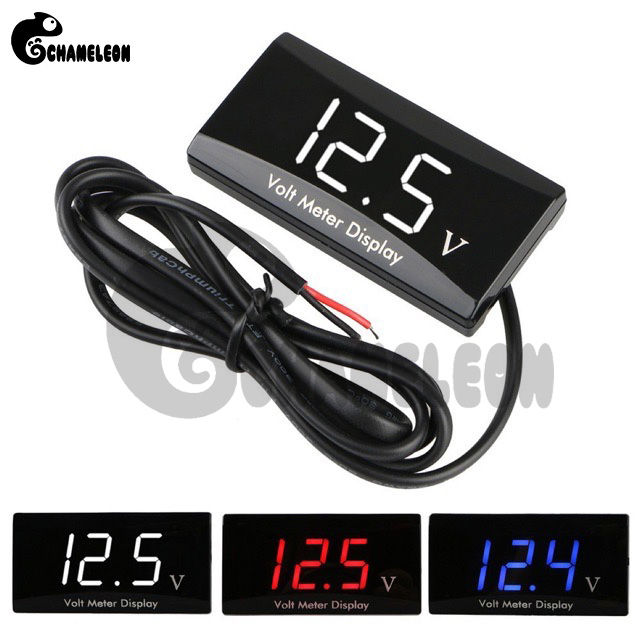 Chameleon Motorcycle/Car Voltmeter 12V Waterproof | Lazada PH