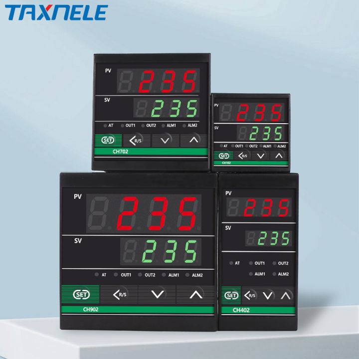 Digital Temperature Regulator Dual Output Universal Input Thermostat Pid Controller Ch102 Ch402