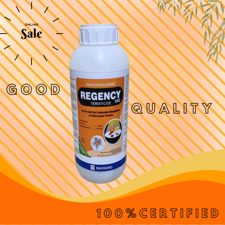 REGENCY 5SC TERMITICIDE | FIPRONIL | TERMITE CONTROL - 1 LITER | Lazada PH