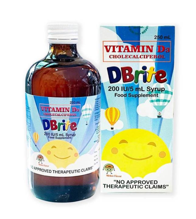 DBrite Syrup 200IU/5 mL 250ml | Lazada PH