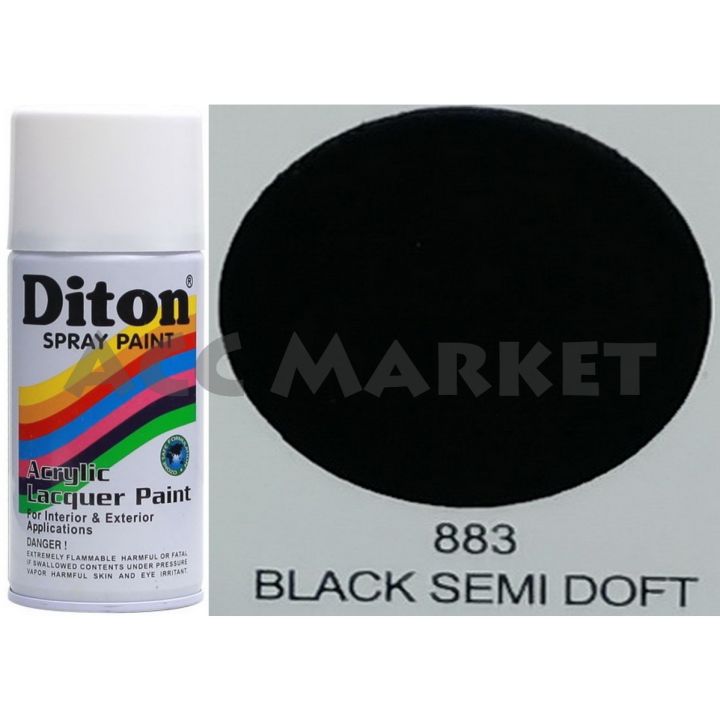 Pilox Diton Pilok Pylox Hitam Black Semi Doff 883 | Lazada Indonesia