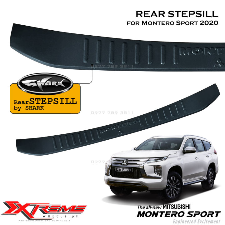 Montero Sport 2020-2024 Shark Rear Bumper Stepsill protection ( montero ...