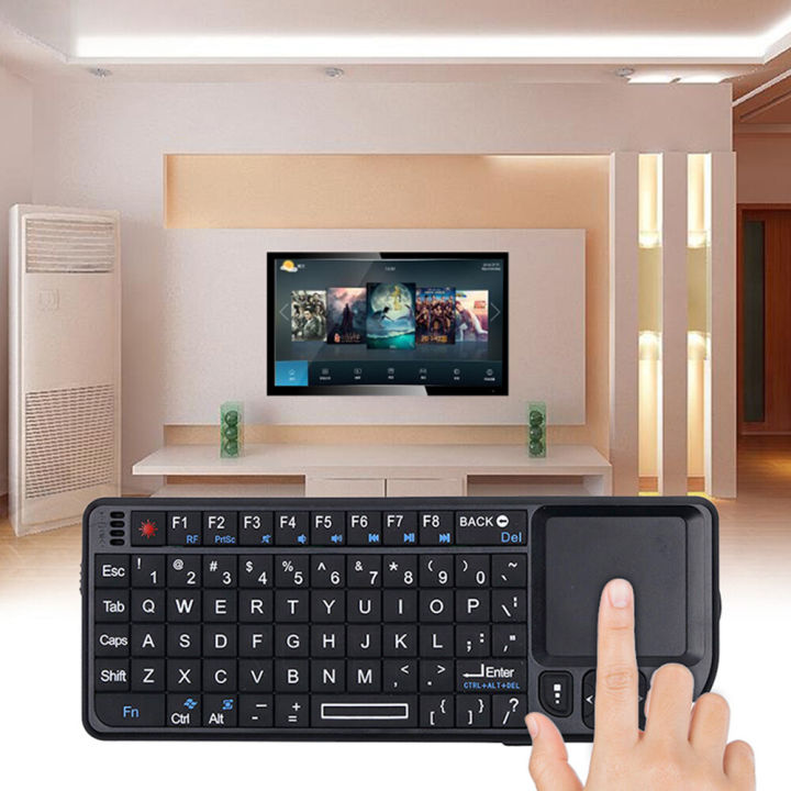 Mini Wireless Keyboard 2 4g Rf Touchpad Air Mouse Keyboard 3 In 1 For Computer Pc Notebook Smart